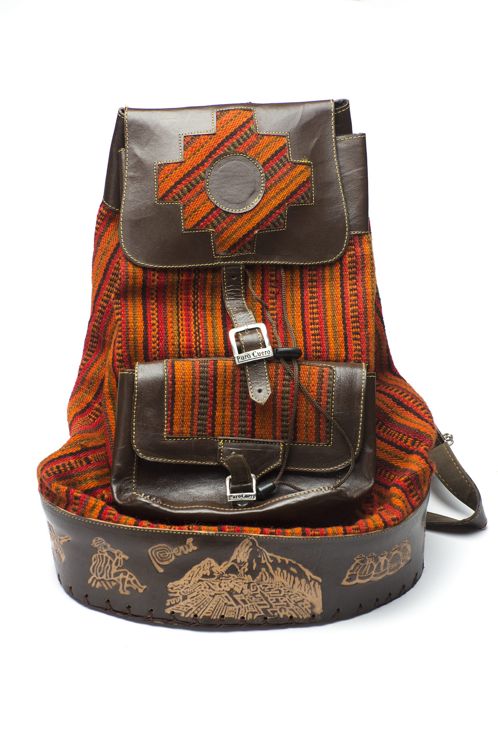 Inca oranje rugzak - 2be-Aware